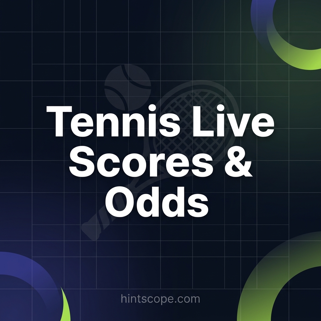 Live Tennis Scores & Odds Comparison